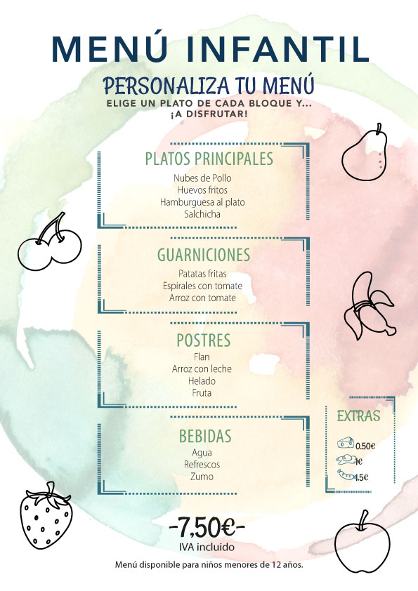 Menú Infantil - La Martínez